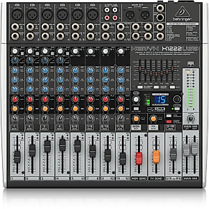 Behringer Xenyx X1222USB Mixer with USB and Effects