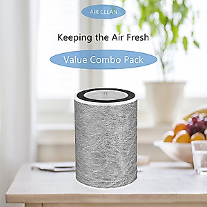 HP201 HP202 HEPA Filter Replacement Compatible with Shark HP200 Series, HP201, HP202, HP301, HP302, UA205, AP1000 3-in-1 Max HC501, HC502 Air Cleaner Purifier, Part # HE2FKBAS, HE2FKBASMB, 1 Pack