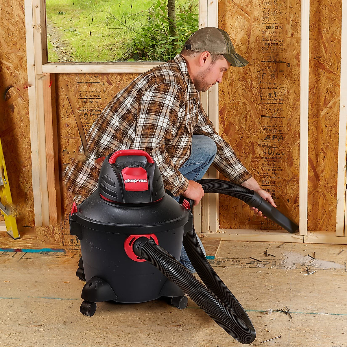 Shop-Vac 6 Gallon 3.0 Peak HP Wet Dry Vacuum+ 90107 Paper Disc Filter