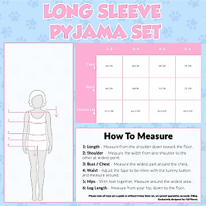 Bluey Pajamas for Girls Toddlers Long PJs Set Lounge Set Comfy Sleepwear (2-3 Years, Pink/White)