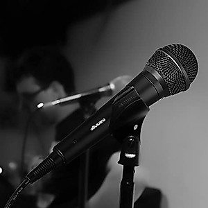 Marengo Handheld Wired Microphone, Cardioid Dynamic Vocal Mic with 13ft Cable and ON/Off Switch, Ideally Suited for Speakers, Karaoke Singing Machine, Amp, Mixer