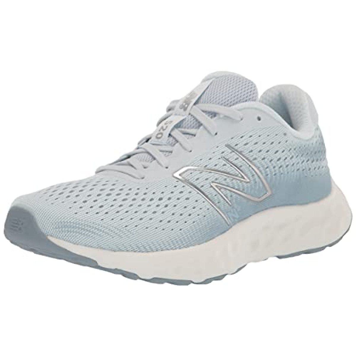 New Balance Women's 520 V8 Running Shoe, Ice Blue/Ice Blue, 8.5 Wide