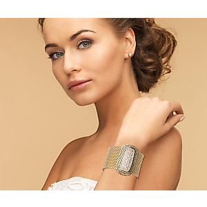 UNY Austrian Pave Crystals designer Inspired personality Bracelets alloy bangle jewelry Antique Jewelry (Gold)