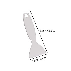 Vaguelly 40 Pcs Refrigerator Deicer Cleaning Tool Freezer Frost Shovel ice Breaker Shovel Plastic Scraper Tool Tools for deicing Tool Fridge ice Removal Shovel ice Removal Scoop White