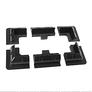 HQST ABS Plastic Corner Bracket Solar Panel Roof Drill-Free Mount for RV, Boats, Motorhomes,Buses