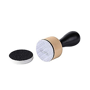 Briartw Alcohol Ink Blower Applicator Tool Set, Include 1 Round Blending Tool,1 Air Blower Mini Ink Blower,50 Felts Replacement Foams Mini Blending Tool for Card Making Embossing Painting Rendering