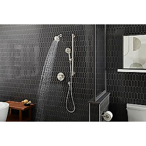 Danze D460064BN Parma Five Function Showerhead, 1.75 GPM, 4 1/2-Inch, Brushed Nickel