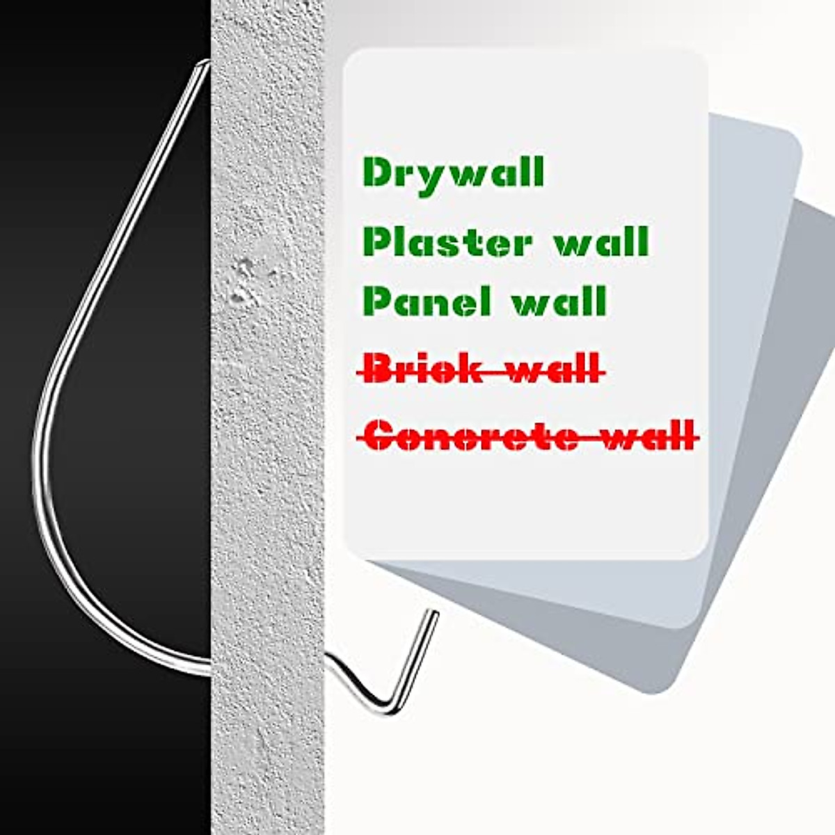 35 Pack Picture Hangers, BACUTHY Hercules Hooks for Hanging Photo Frame, Mirror and More - Wall Hangers Without Nails, Heavy Duty&Less Damage