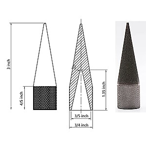 Emery Round Hole Punch Edge Sharpener Handmade DIY Leather Manual Punch Polishing Grinder Tool