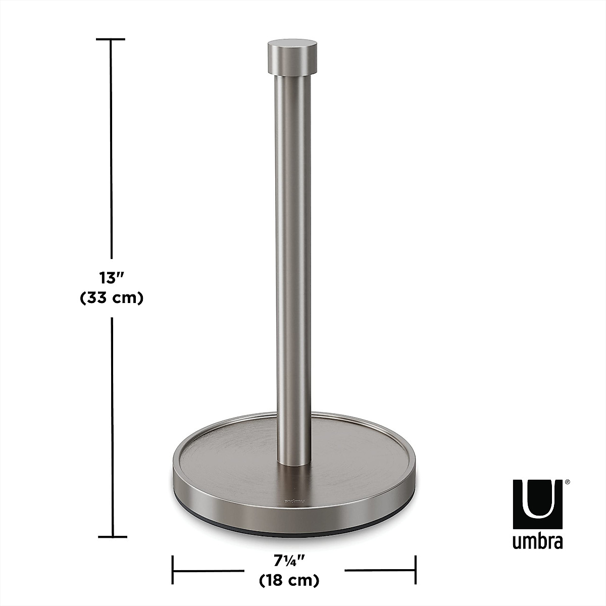 Umbra Cappa Paper Towel Holder, Nickel