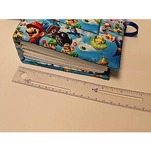 New!!! Custom Mario Brothers Photo Album 3 - Holds 100 4x6 Photos - Handmade Gamer Photo Album