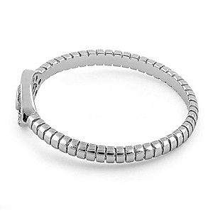 Sterling Silver 925 Evil Eye Ring With CZ Stone Aqua Blue Eye CZ Band Ring (11)