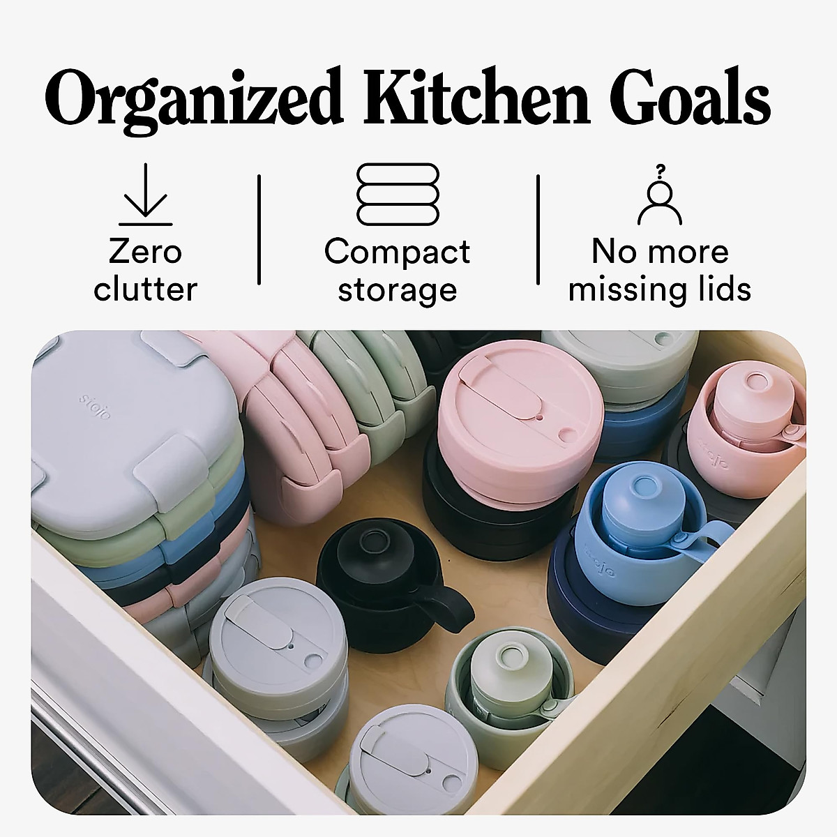 STOJO Collapsible Sandwich Box – 24oz, Reusable Food Storage Container, Silicone Bowl for Hot/Cold Food – Meal Prep, Lunch, Camping, Hiking – Dishwasher Safe (Set of 1, Carnation)