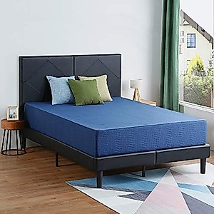 Sleeplace 10 inch Foam Mattress,Blue Color,Queen,SVC10FMF1Q