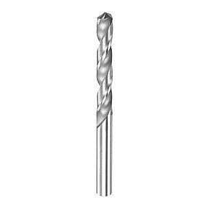 uxcell Carbide Twist Drill Bits 5mm, Metric Spiral Flutes Straight Shank Tungsten Steel Drilling Tool for Stainless Steel Alloy Metal