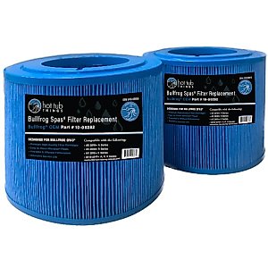 Hot Tub Things 2-Pack Bullfrog Spa Filter Replacements (Compatible with Wellspring 10-00282 Filters, 30 Coreless, Pleatco PBF40 PFB40M, Filbur FC-9900, PVT50W, Bullfrog spa Filters 10-00282)