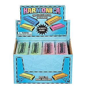 DollarItemDirect 4 inches Harmonica, Case of 12