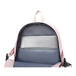 Teecho Stylish School Backpack For Men and Women Roomy Girl Book Bag Cute Shoolbag Purple