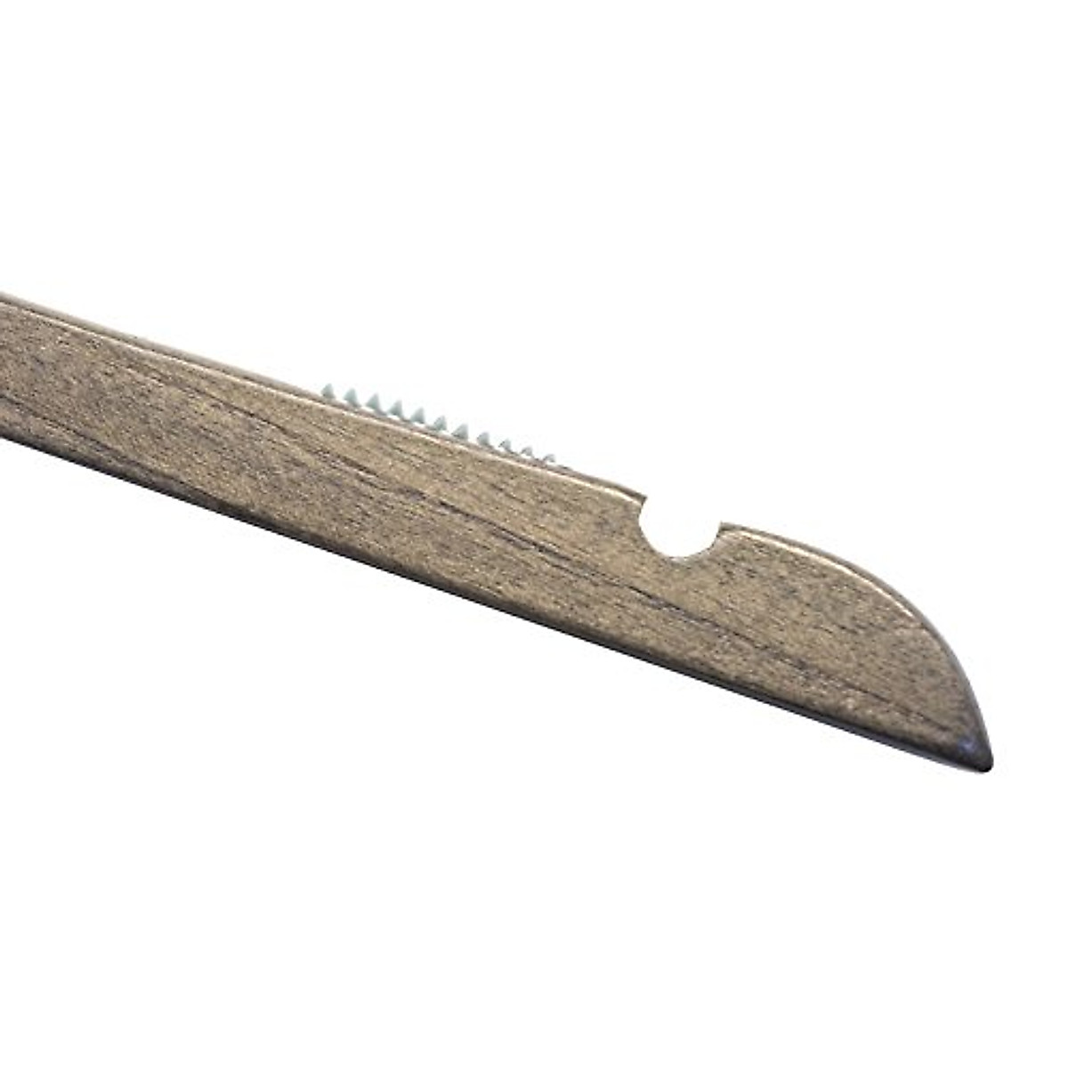 NAHANCO 29917HU Wooden Shirt Hangers - Line - 17" Grey wash - Home Use (Pack of 25)