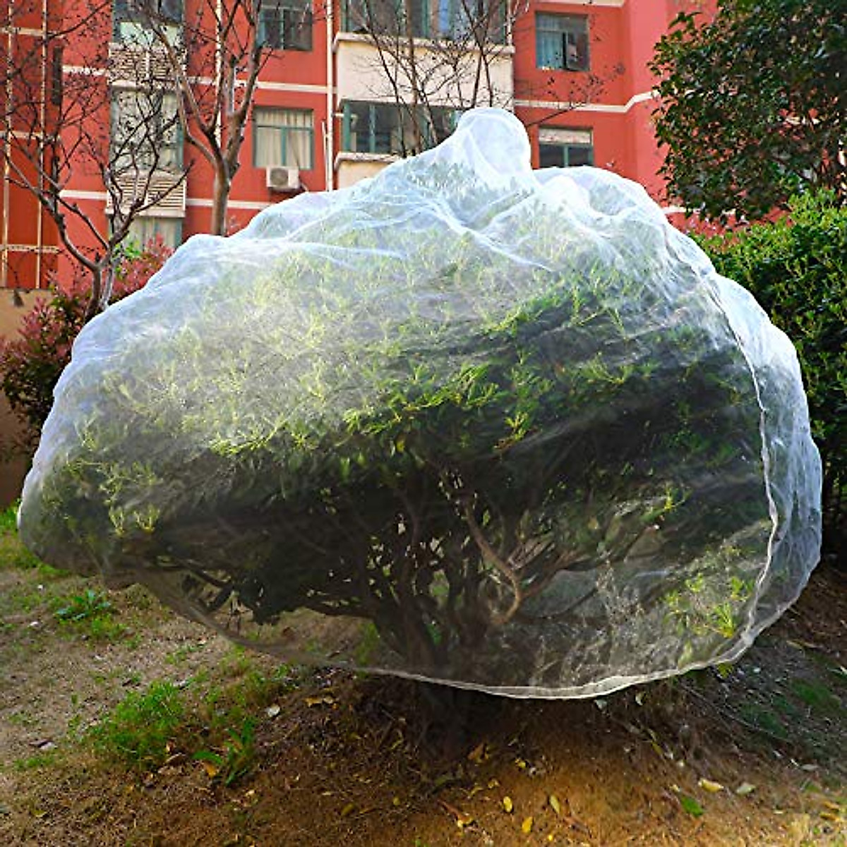 Garden Insect Plant Netting Cover with Zipper H in-Shape Bag Garden Bug Plant Netting Cover for Protecting Plant Fruits Flower from Insect Bird Eating (1, 84 x 72 inch)