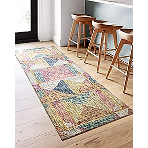 Loloi II Spectrum Collection SPE-01 Silver/Fiesta, Contemporary 7'-9" x 9'-9" Area Rug