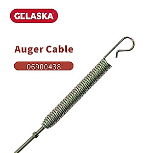 GELASKA 2 Pack 06900438 Control Cable Replaces Ariens 06900438 for Ariens Compact 22, Compact 24, SNO-Tek 24, SNO-Tek 28, SNO-Tek 24, Compact 24, AMP 24 Snowblowers