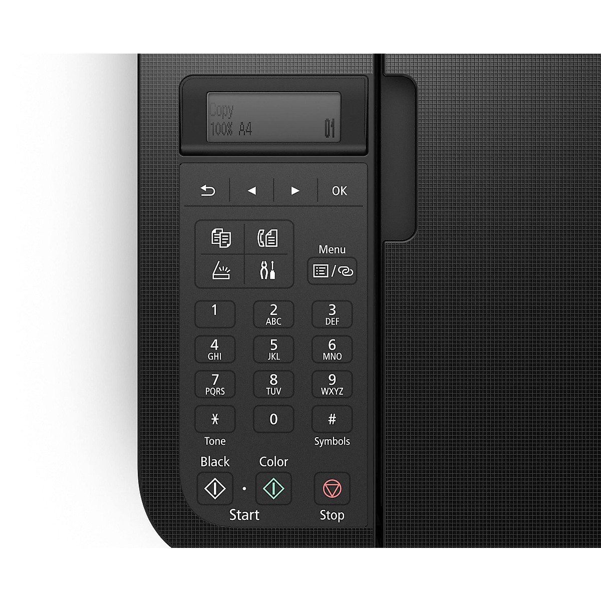 Canon PIXMA TR4522 All-in-One Color Wireless Inkjet Printer for Home Office, Black - Print Scan Copy Fax - 4800 x 1200 dpi, Auto 2-Sided Borderless Photo Printing, 20 Sheets ADF