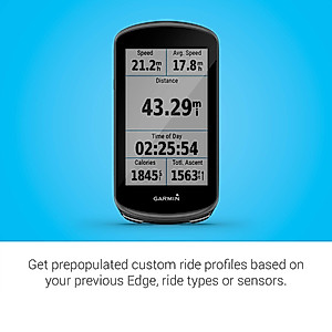 Garmin Edge 1030 Plus, GPS Cycling/Bike Computer, On-Device Workout Suggestions, ClimbPro Pacing Guidance and More