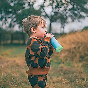 Pura Kiki Silicone Bottle Bumper - Plastic-Free, Medical-Grade, Protective, Anti-Slip Bottom Cover Compatible w/Pura Stainless Bottles 5oz, 9oz & 11oz (Moss and Mint)