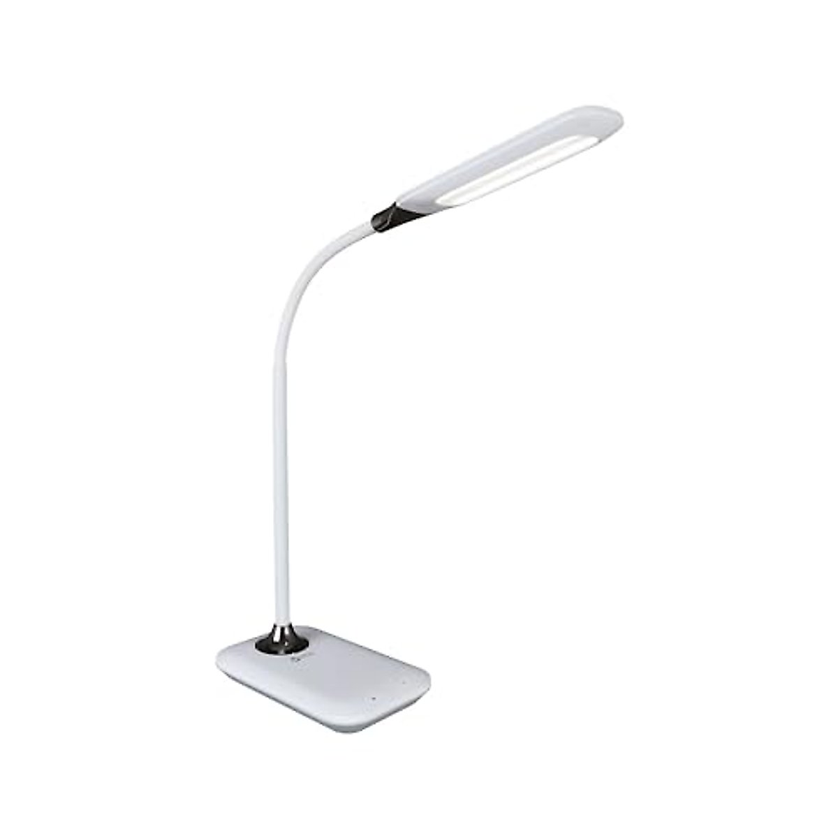 OttLite Enhance LED Sanitizing Desk Lamp with USB Charging – Eliminates up to 99.9% of Bacteria, Touch Activated, Flexible Neck, Modern Light for Reading, Crafting & Office Desktop