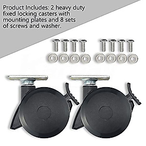 69828 Locking Caster Compatible with Weber Spirit 200/300 Series Gas Grills (2013-2017/2019) with"Up Front" Controls for Spirit 200/300 Series Grills - Wheel Locking Mechanism