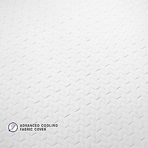 SensorPEDIC 2-Inch Transcend Mattress Topper, Twin, White