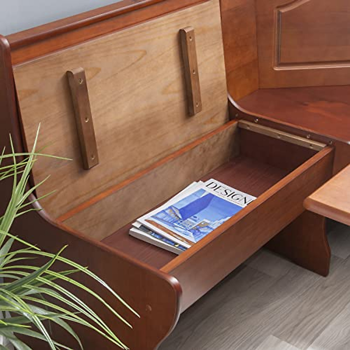 Linon Home Linon Chelsea Walnut Kitchen Nook