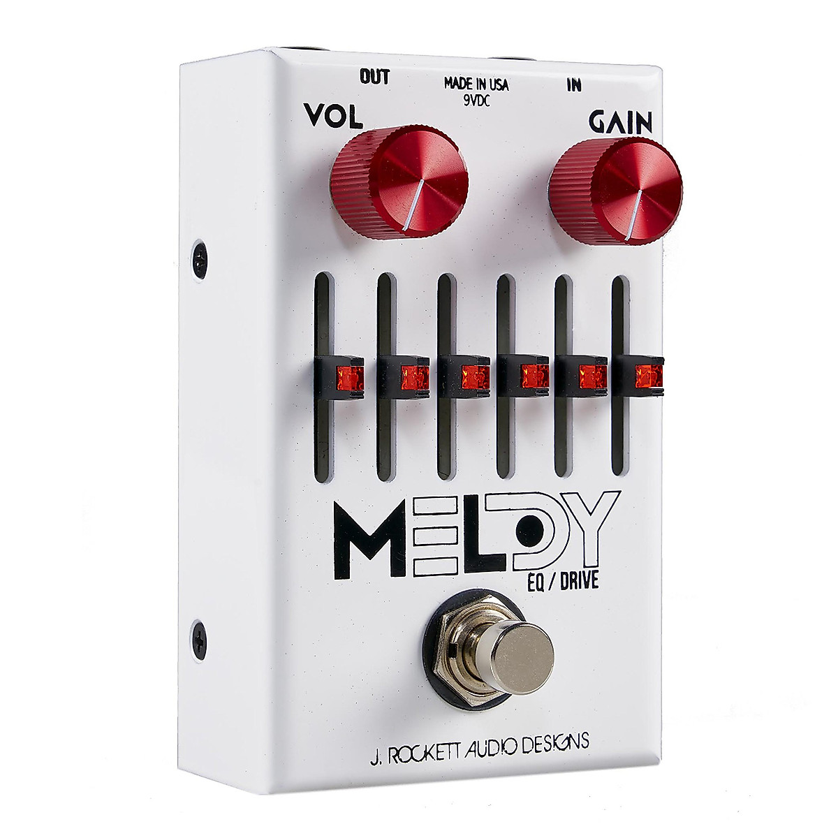 J. Rockett Audio Designs Q Series Melody Overdrive and 6-Band EQ Guitar Effects Pedal