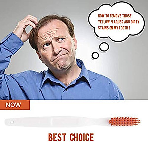 DR PERFECT WISDMAX Toothbrushes Hard Toothbrush for Smoker's Teeth Whitening Pack of 12