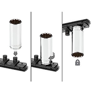 TEKTON 3/8 Inch Drive Deep 12-Point Socket Set, 15-Piece (1/4-1 in.) | SHD91115