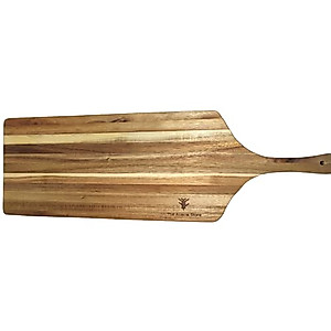 Acacia Wood Long Charcuterie Board, Made in Vietnam 24 x 8 x 0.8 Inch
