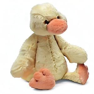 Jellycat Bashful Yellow Duckling Stuffed Animal, Medium, 12 inches