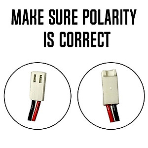 Dual-Lite 0120822-E 12-822 Atlight 100003A097 Lithonia Chloride 100-003-A093 100-003-A095 2.4v 800mah NiCad Battery Pack Replacement Exit Sign Emergency Light 12-790 Custom-7