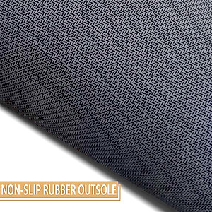 Mloabuc® Yellow Lemon Decorative Kitchen Mats Set of 2, Anti Fatigue Waterproof Stain Resistant Floor Rug Non Slip Cushioned Floor Mat - 17x29 and 17x47 Inch