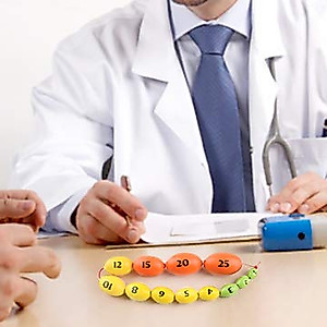 Wooden Prader Orchidometer, Prader Balls, Endocrine Rosary for Measuring Testis Scale in Clinic/Hospital, Best Gift for Endocrinologist and Pediatrician