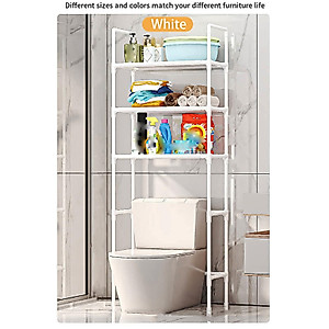 3-Tier Over The Toilet Storage Shelf, Multi-Functional Bathroom Stand Organizer, 3-Layer Bathroom Storage Rack, Shelf Over Toilet, Laundry, Space Saving, Easy to Clean Clearance of Sale