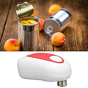 Electric Can Opener One Tuch Operation Portable Automatic Can Opener Battery Powered Can Opener for Kitchen for Seniors.
