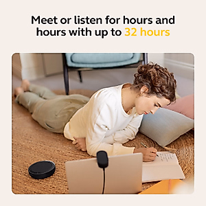 Jabra Speak2 75 Wireless Bluetooth Speakerphone - Portable Speaker with 4 Noise-Cancelling Mics, 65mm Full-Range Speakers & USB-A Bluetooth Adapter - Certified Microsoft Teams Speaker - Dark Grey