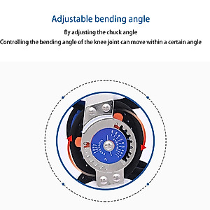 Hinged ROM Knee Brace Adjustable Post Op Knee Immobilizer for ACL MCL and PCL Injury Arthritis After Surgery Orthosis Stabilizer Women Men Knee Support Orthopedic Guard Protector