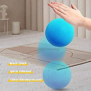 Silent Basketball, 2023 Newest Foam Basketball Indoor Training Ball, Uncoated High-Density Foam Ball Low Noise Basketball Training for Various Indoor Activities (No. 3, Basketball line - orange)