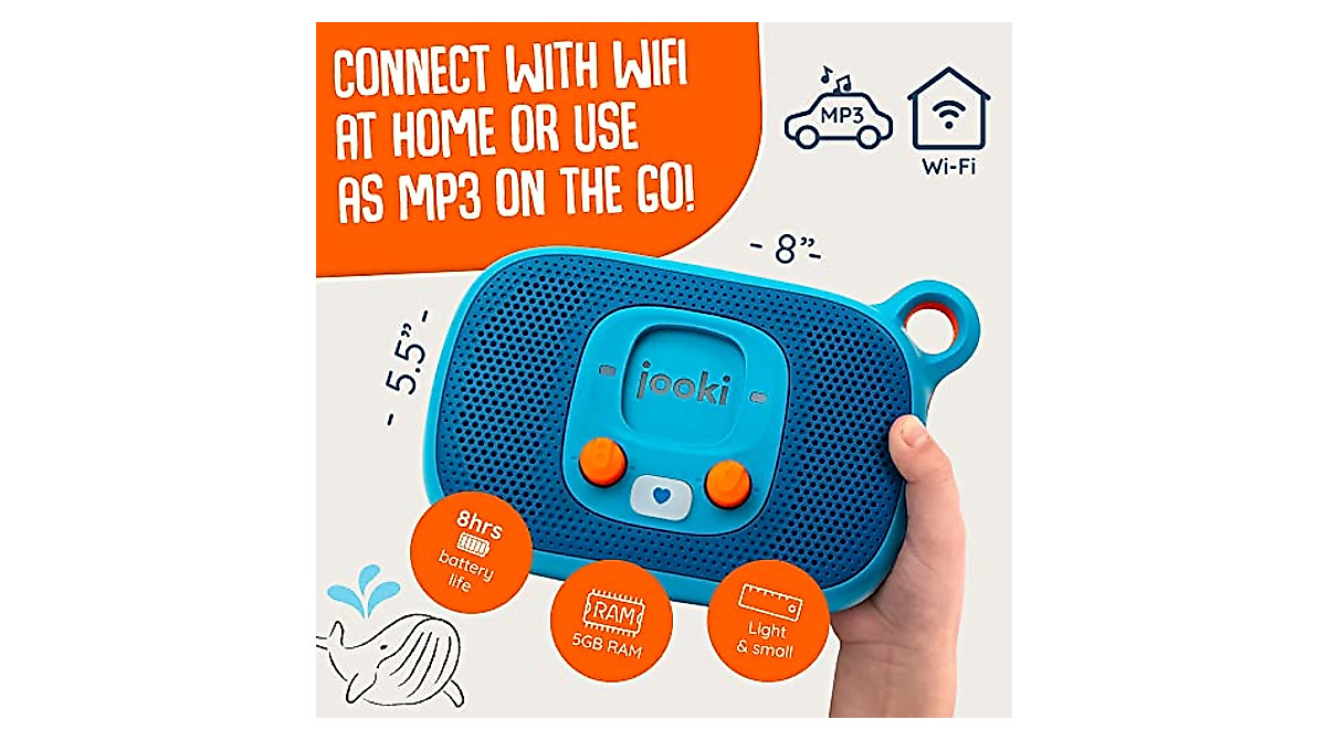Jooki Kids Music Player Bundle - Portable Screen-Free Audio Entertainment