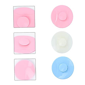 5pcs Workshop Sink Gadget Kitchen Sink Gadget Sink Covers Bathtub Plugs Sucker Sink Plug Bathroom Sink Gadget Odor-Proof Sink Cover Drainer Silicone Sink Cover