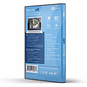 Amcrest Blue Iris Professional Version 5 - Supports Many IP Camera Brands Including Amcrest, Zone Motion Detection, H.265 Compression Recording, E-Mail and SMS Text Messaging Alerts!(BLUEIRISCD-V5)