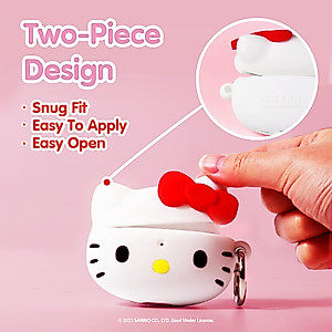 iFace AirPods Pro 2 Case [Hello Kitty and Friends] - Cute Silicone Protective Cover [Carabiner Included] [Wireless Charging Compatible] – Hello Kitty